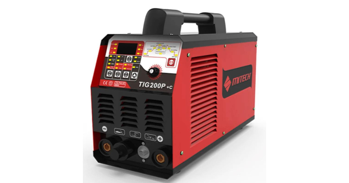 TIG 200P+C Mitech Inverter Welding Machine | DC Pulse TIG/MMA
